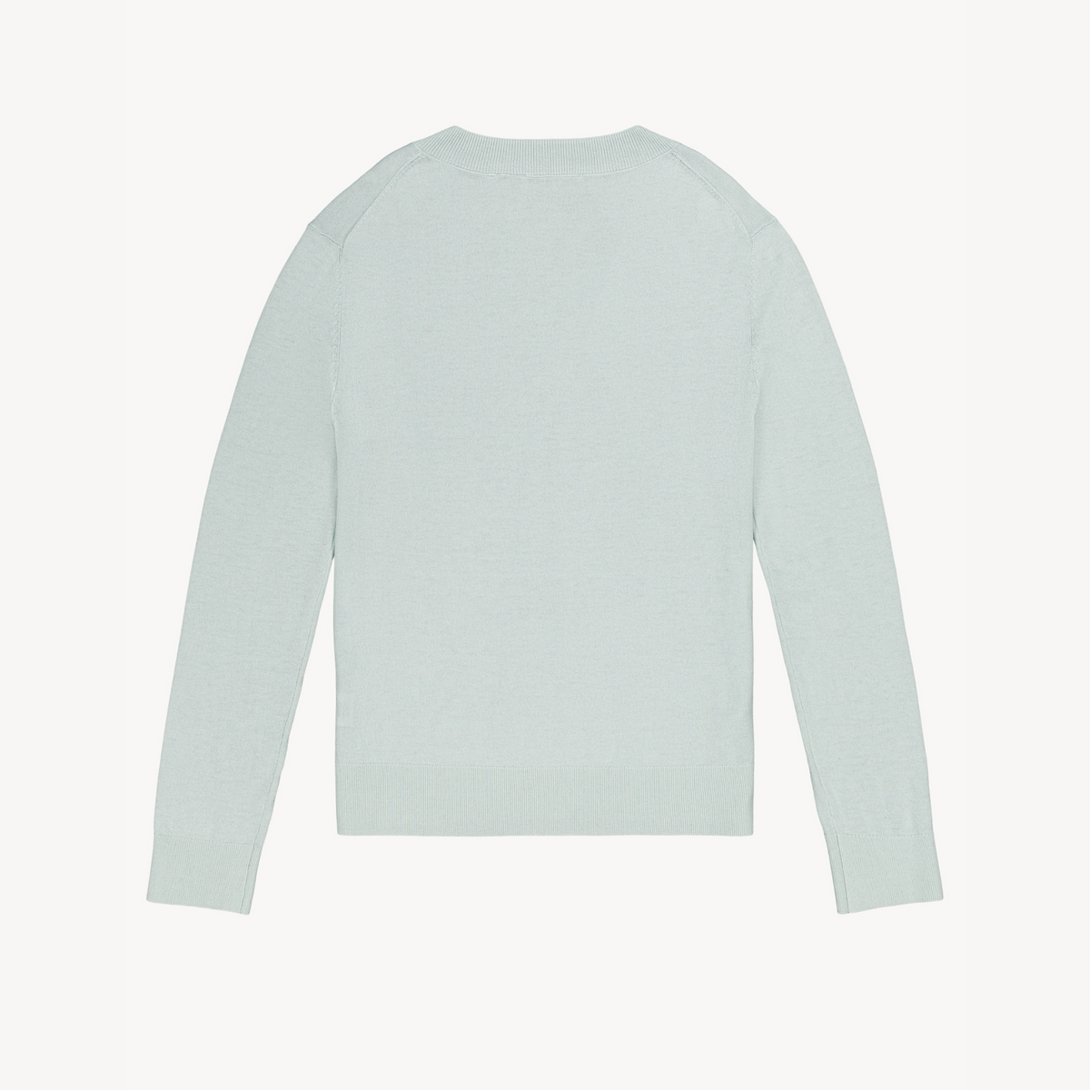 Pull vert d'eau en maille légère – APOSTROPHE PARIS